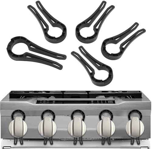 Amazon.com : Gas Stove Knob Locks for Stove Locks Child Safety (Black ...