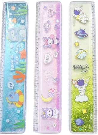 SHAKTISM Kuromi, Space, Good Luck Design Scale Ruler Set, 20 cm ...
