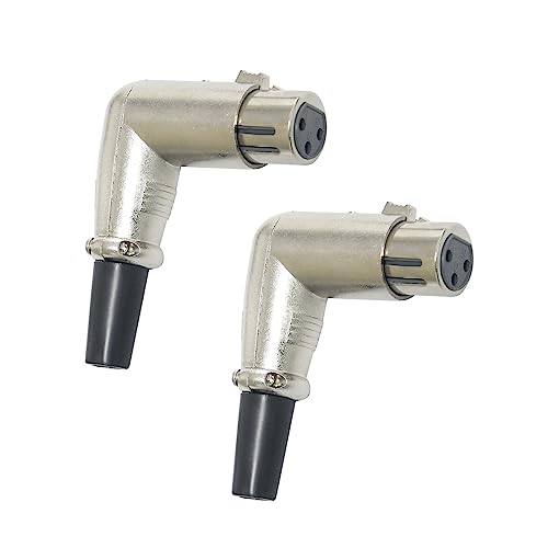 Right Angle XLR Cable,90 Degree XLR Cable,3 Pin Microphone Elbow,Pro ...