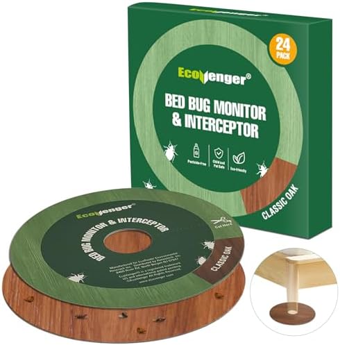 Amazon.com : EcoVenger Bed Bug Monitor & Interceptor 24 Units, Discreet ...