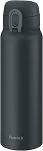 Amazon｜ピーコック魔法瓶工業(The-peacock) ピーコック ワンタッチマグボトル チャコールグレー 600ml 水筒 保温 保冷 魔法瓶 AKT-60 HCH｜水筒・マグボトル ...