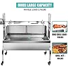 Amazon.com : Stainless Steel Rotisserie Grill with Back Cover Guard ...