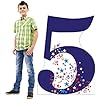 Amazon.com: Cardboard People Number 5 Life Size Cardboard Cutout ...