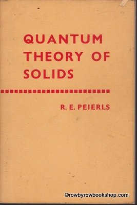 QUANTUM THEORY OF SOLIDS: Kittel, C.: Amazon.com: Books