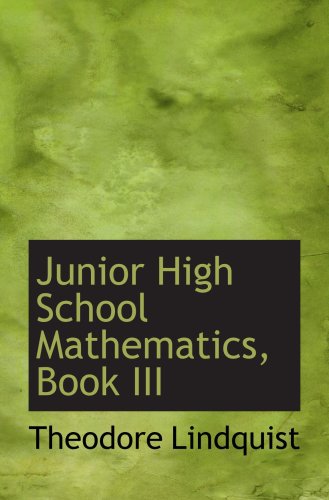 Junior High School Mathematics, Book III : Amazon.in: Books