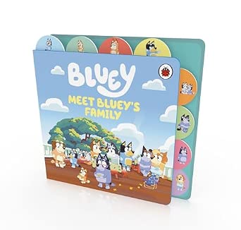 Bluey: Meet Bluey's Family: Tabbed Board Book : Bluey: Amazon.co.uk: Books