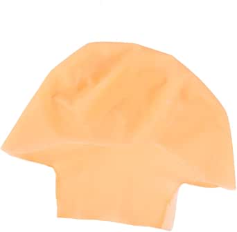Amazon.com: PACKOVE Latex Bald Head Cap for Halloween 1 Piece Funny ...