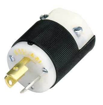 Amazon.com: 15A Twist-Lock Plug 2P 3W 277VAC L7-15P BK/WT : Tools ...