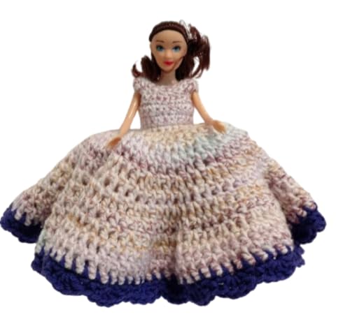 Amazon.com: Toilet Paper Cover Doll Variegated Colors Purple Retro ...