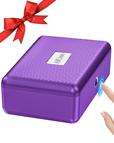 AICase Biometric Fingerprint Storage Box,AICase Portable Cash Jewelry ...