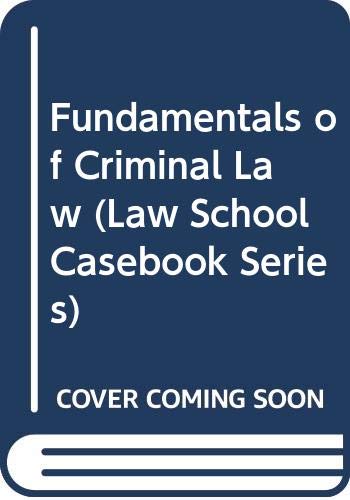 Fundamentals of Criminal Law: paul-h-robinson: 9780316751315: Amazon ...