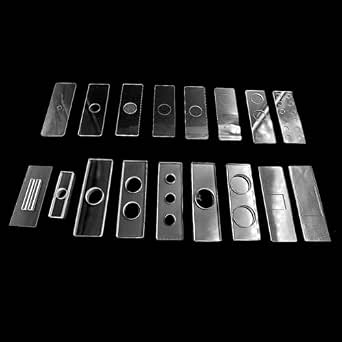 High Transparent Grid Fluted Diffraction Plate, Flat Bottom Glass Slide ...