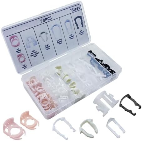 Amazon.com: 70PCS Fuel Line Retainer Clip, 3/8" & 5/16" Nylon Car Fuel ...