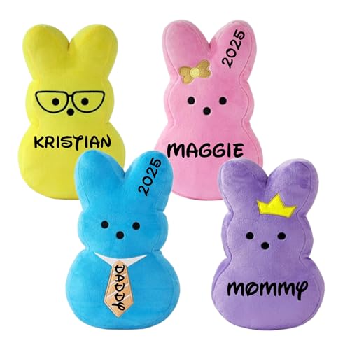Amazon.com: Custom Easter bunny/Custom Bunny with name/bunny plush ...