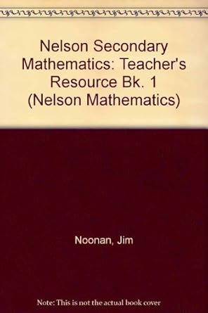 Amazon.com: Nelson Mathematics: 9780174314509: Noonan, Jim: Books