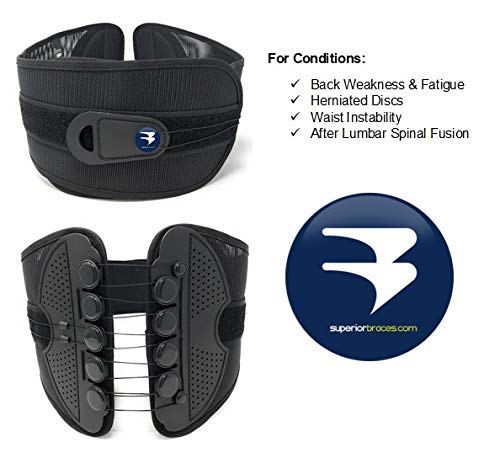 Superior Braces Universal Back Brace (L0626) for Lower Back Pain ...