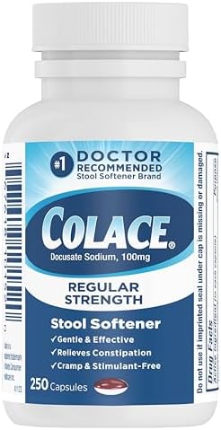 Amazon.com: Colace Clear Soft Gels Stool Softener 28 ea ( Pack of 2 ...
