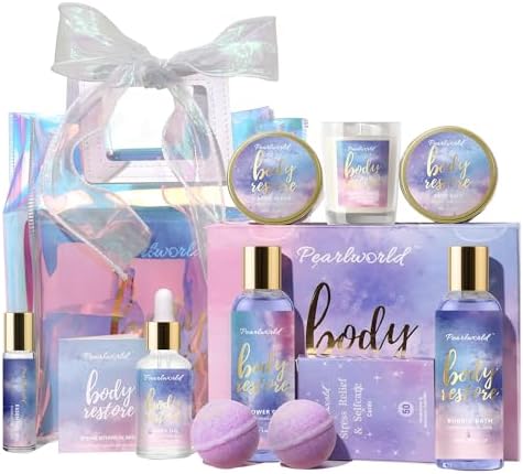 Amazon.com : Spa Gift Set for Women, 12 Pcs Luxury Bath Skin Care Set ...