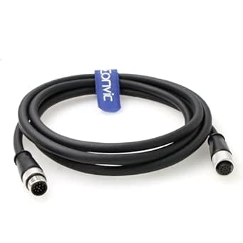 Amazon.com: Eonvic M12 A-Code 12 Pin Male to Female High Flexible Cable for Cognex Camera ...