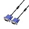 Amazon.com: ENUODA Blue VGA Cable 15 Pin Male to Male Plug Computer ...