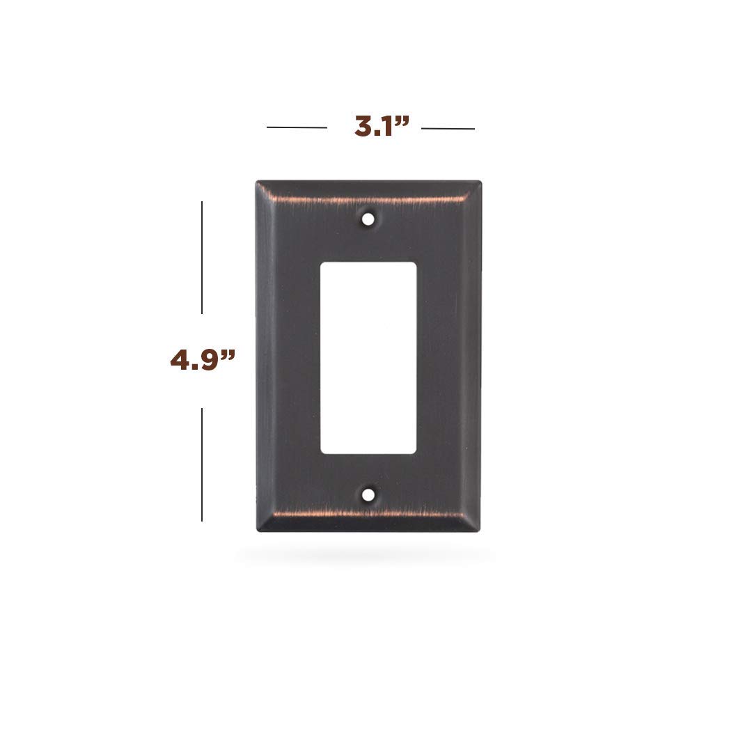 Oil Bronze Light Plate Covers Copper Switch Plates, Wall Plate, Outlet