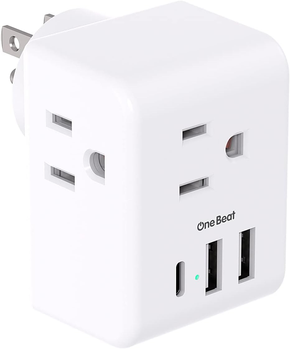 Amazon.com: USB Wall Charger, USB Plug Adapter Outlet Extender, TESSAN ...