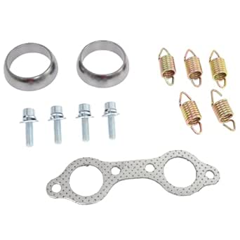 Amazon.com: Exhaust Manifold Gasket Seal Spring Rebuild Kit Exhaust Muffler Gasket Spring Tools ...