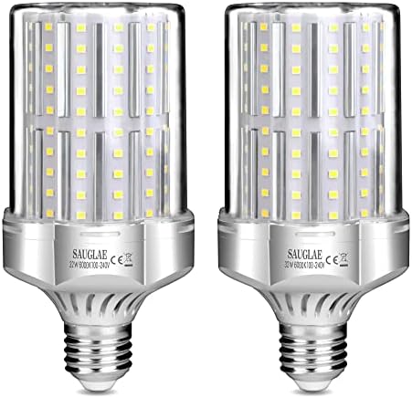 SAUGLAE 32W LED Light Bulbs, 260W Incandescent Bulbs Equivalent, E27 ...