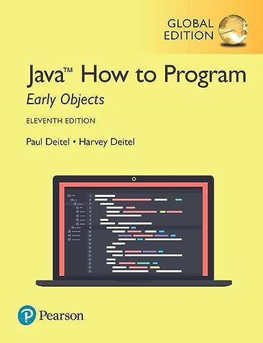 Java How to Program, Early Objects, Global Edition | Amazon price tracker / tracking, Amazon ...
