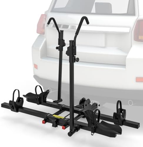 Goplus 2" Receiver Hitch Mount Bike Rack, Foldable Electric Platform ...