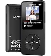 Amazon.com: AGPTEK A02 MP3 Player with Bluetooth 5.3, 1.8 inch Screen ...