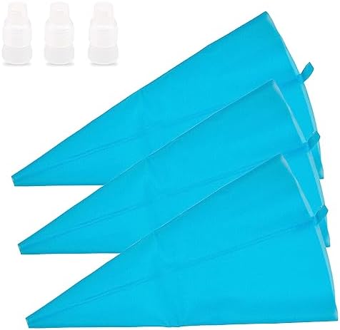 Amazon.com: Klmnop 3 Pack Reusable Piping Bags, 18 Inch Cloth Pastry ...