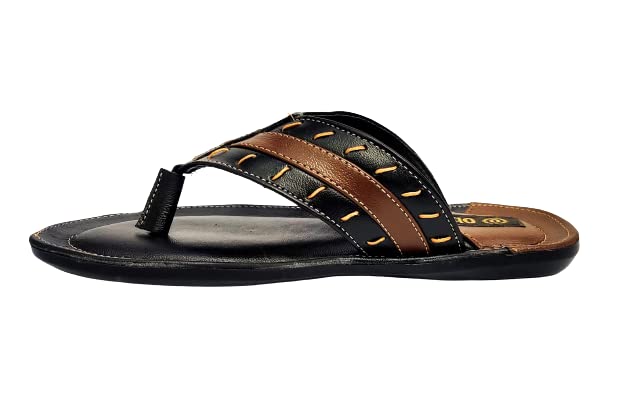 Buy Leather Chappals For Mens Slippers and Leather Flip Flop For Mens ...