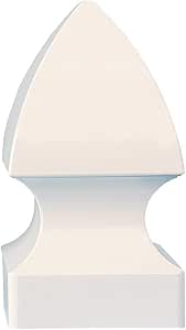 Amazon.com : CC Outdoor Living Set of 2 Crisp White Gothic Post Caps ...