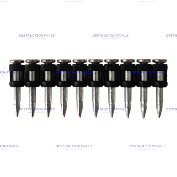 1000x Collated Concrete Nails 25mm - for Spit Pulsa 700, 27, 40, 65 ...