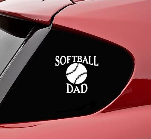 Amazon.com: Slap-Art Softball Dad Vinyl Decal Sticker : Sports & Outdoors