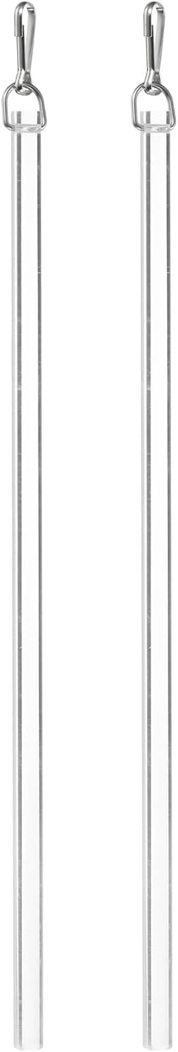 Amazon.com: 2 Pack - Acrylic Curtain Pull Wand, 40" - Elegant & Easy ...