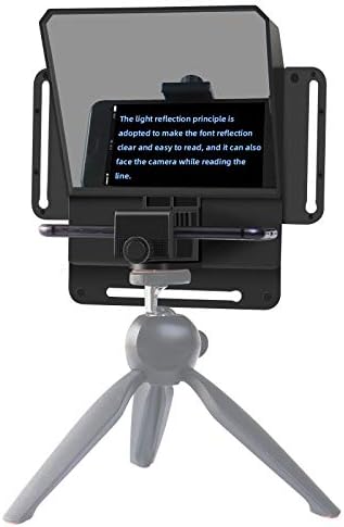 Amazon.com: AMBITFUL Teleprompter de 7.5 pulgadas con trípode de mesa ...