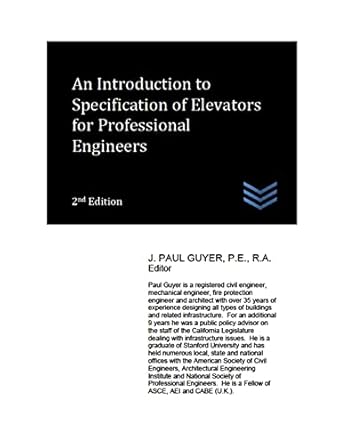 An Introduction to Specification of Elevators for Professional Engineers (Mechanical Engineering ...