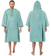 Amazon.com: Zingtto Surf Poncho Changing Robe Extra Large Thick Towel ...