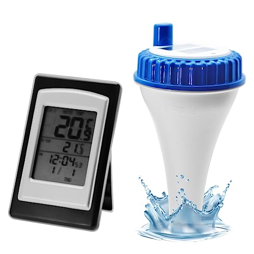 AMTAST Solar Swimming Pool Thermometer for Outdoor Indoor Pools Spas ...
