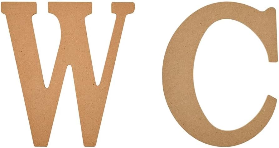 Amazon.com: Plaid 8" Unfinished Wooden Letter Arts and Crafts DIY ...
