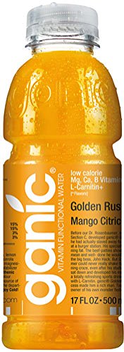 Ganic - Golden Rush Mango Citric, Vitaminwater - 500 ml : Amazon.de ...