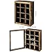 Amazon.com - MyGift 12 Compartment Rustic Burnt Solid Wood Shadow Box ...
