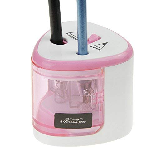 Electric Double Hole Pencil Sharpener Metal Heavy Duty Desktop ...