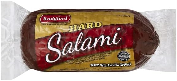 Amazon.com: Bridgeford Meats, Salami Hard, 12 Ounce : Grocery & Gourmet ...