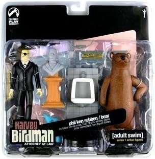 Adulto nadar Figura de acción SetHarvey Birdman Phil Ken sebben y Bear ...