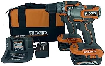 RIDGID - Kit combinado de taladro de martillo y destornillador de ...