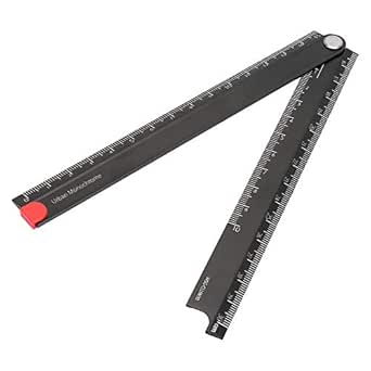 Metal Folding Ruler, Aluminum Alloy Ruler 0 to 300mm Measurement Ruler ...