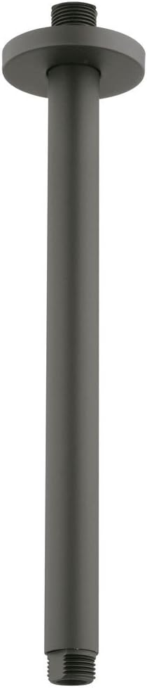 Grohe 28492KS0 Ondus/Veris 6-Inch Ceiling Shower Arm, Black - Shower ...
